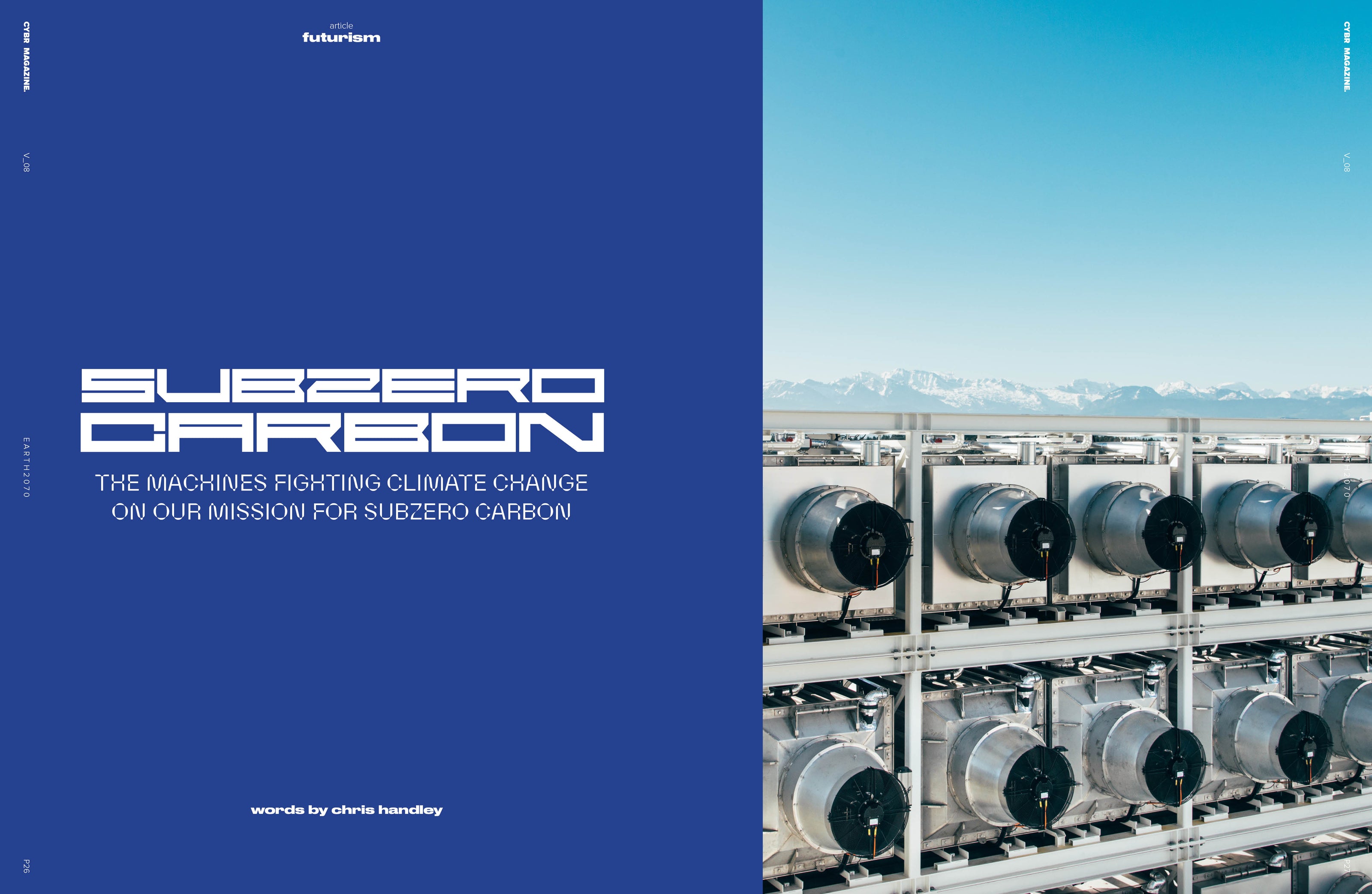 CYBR MAGAZINE 08 PRINT EARTH 2070 "UTOPIA"